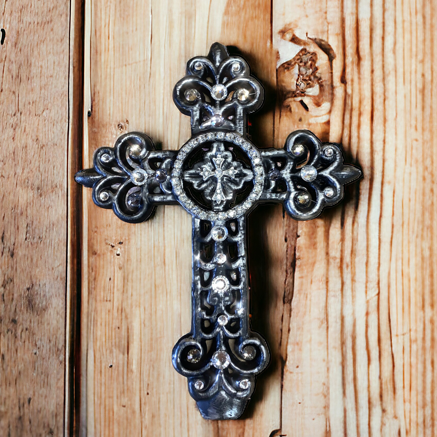 Pewter Finish Cross - Lisa Carrier Designs